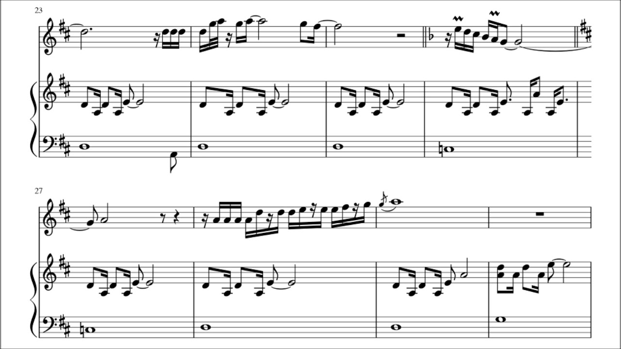 Ohitoyoshi (Bakemonogatari OST) piano & harmonica sheet - お人よし（化物語）楽譜 ...