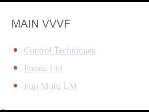 MAIN VVVF CONTROL TECHNIQUE/FUJI FRENIC/FUJI MULTI PARAMETER AND ITS ...