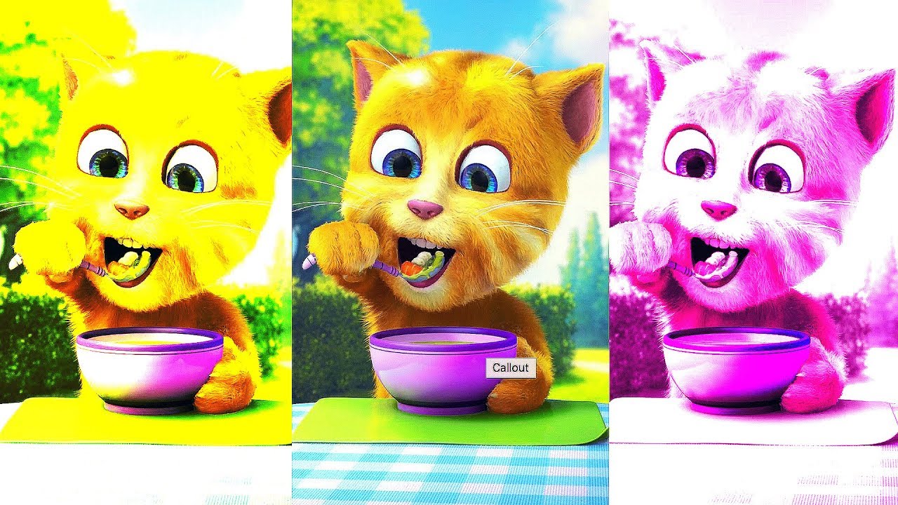 Talking GINGER 2 Colors! - Learn Colors With Talking Friends ...