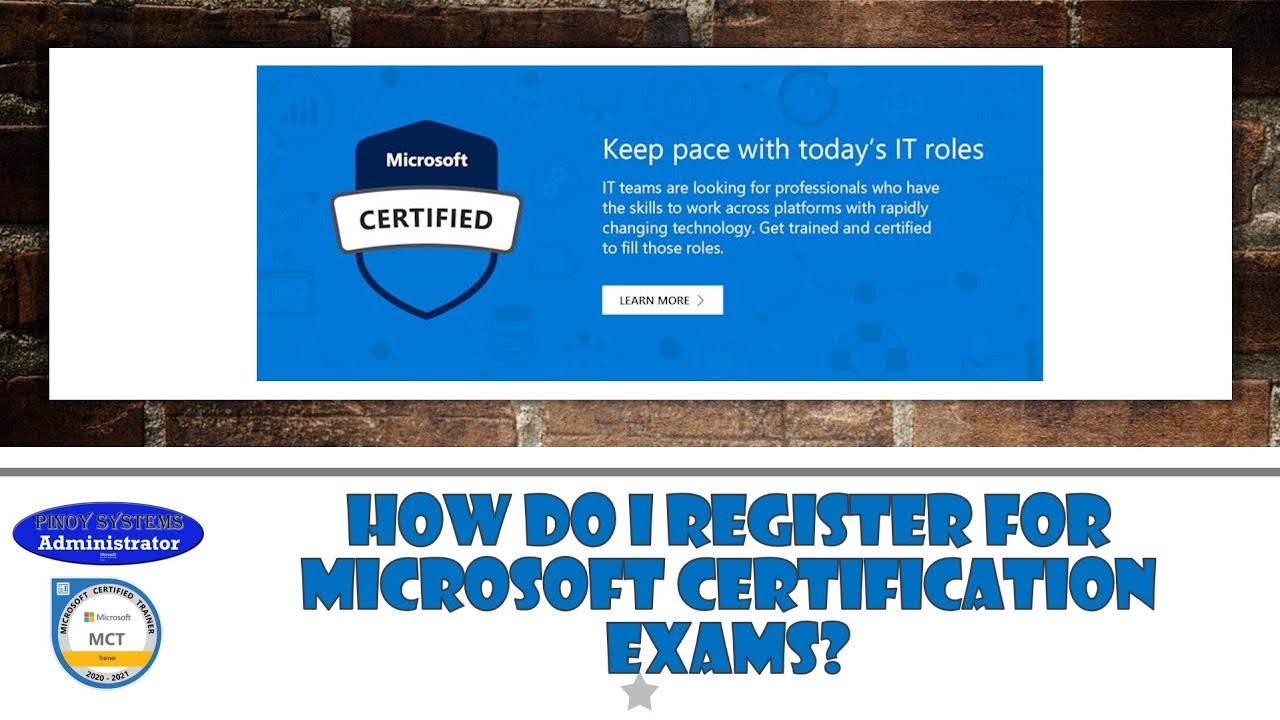 How Do I Register For Microsoft Certification Exams taglish YouTube how-do-i-register-for-microsoft-certification-exams-taglish-youtube