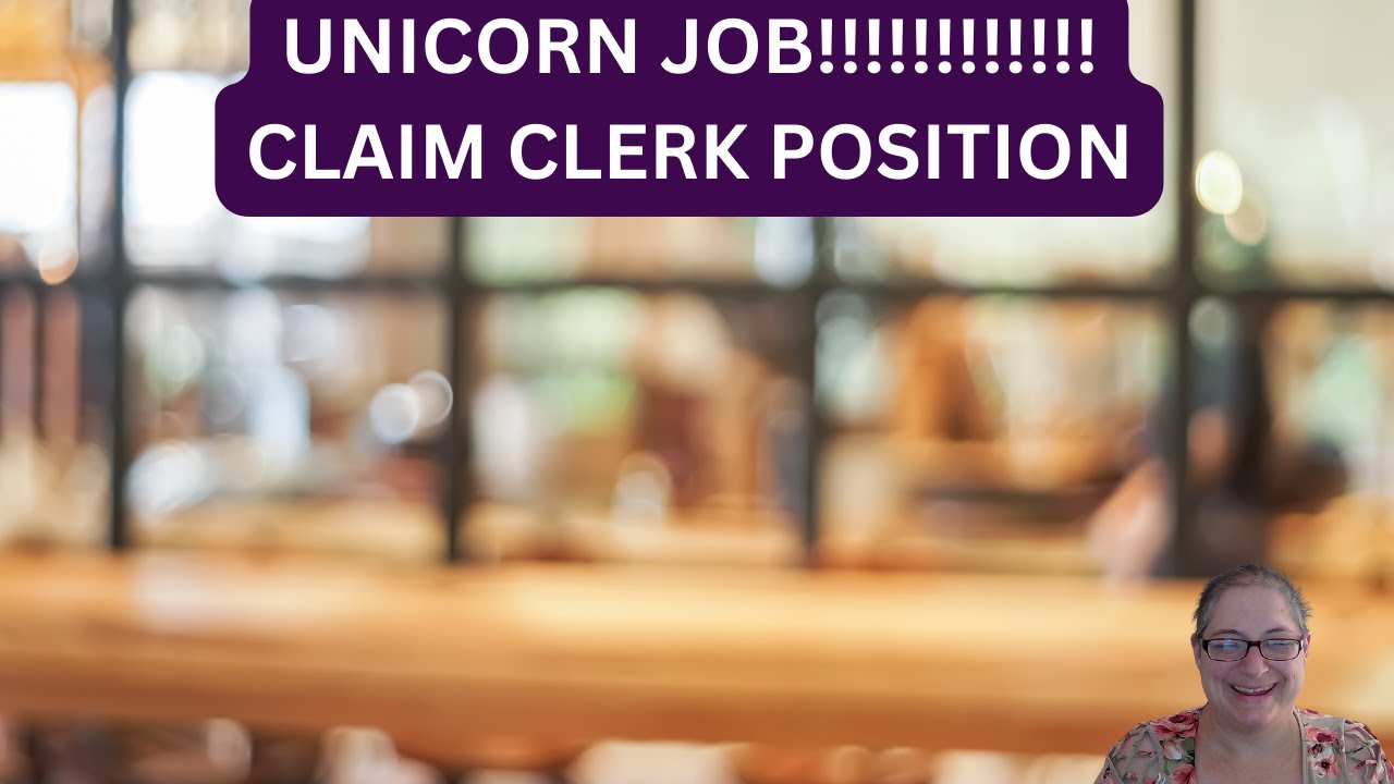 CLAIMS CLERK POSITION - YouTube