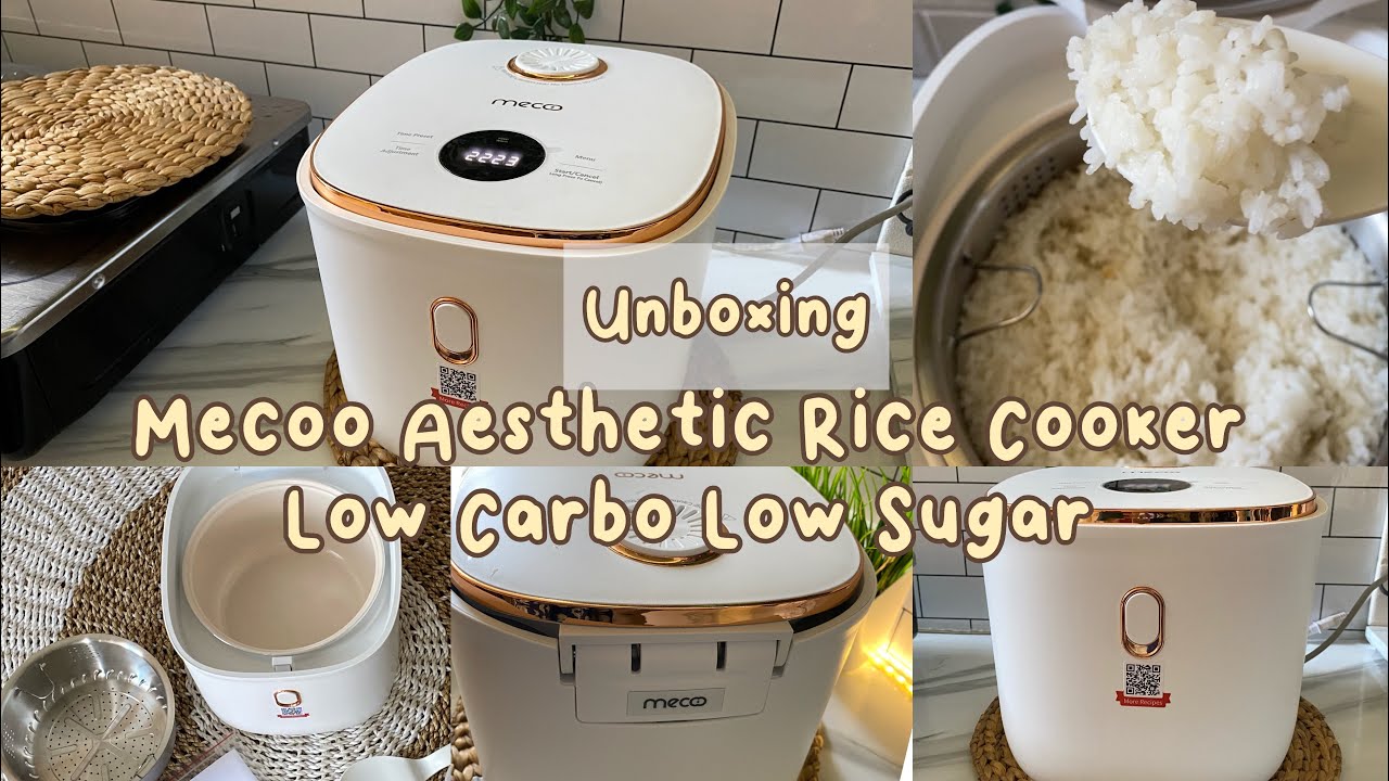 UNBOXING - Smart Rice Cooker Low Carbo Aesthetic dari Mecoo - YouTube