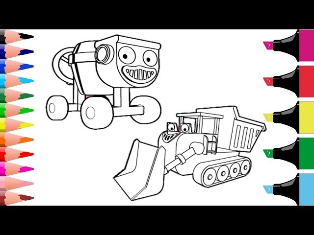 Bob The Builder Coloring Pages Dizzy
