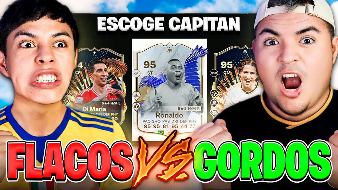 RAMIRIN vs EDSON FDB en FUT DRAFT *FLACOS vs GORDOS* 😱 ¡DUELO ...