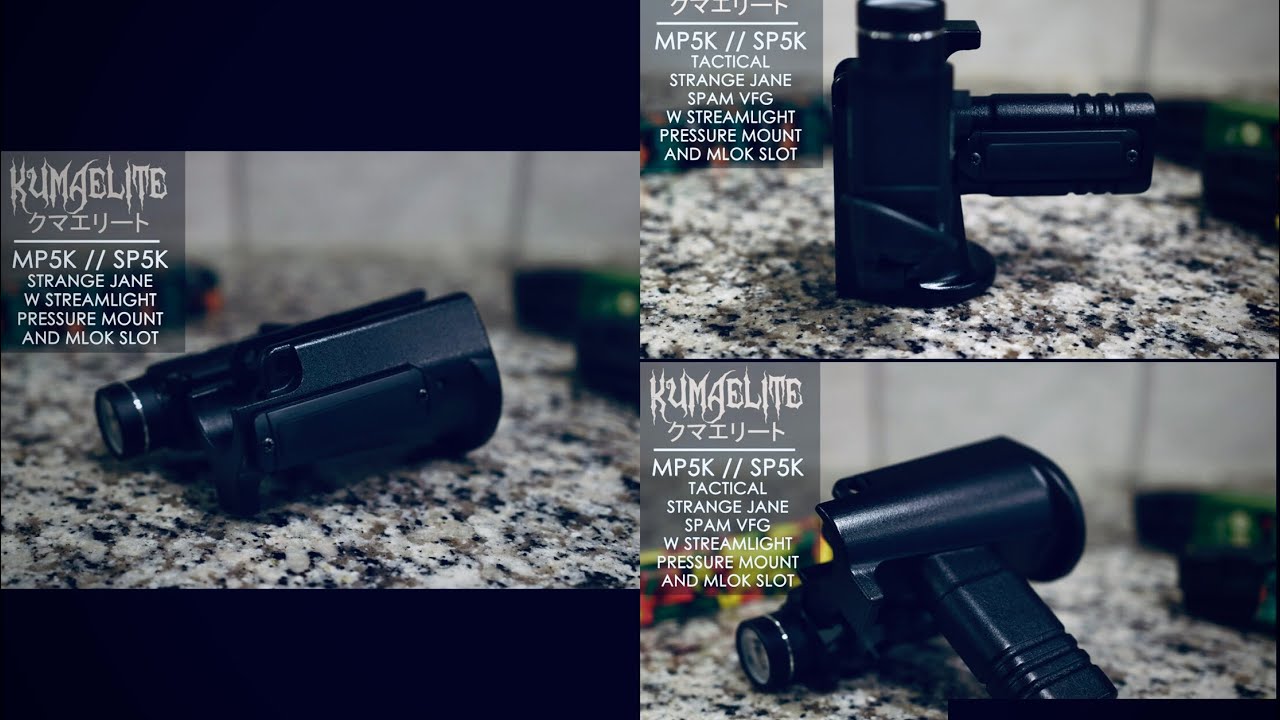 KUMA ELITE HK SP5 AND SP5K STRANGE JANE TACTICAL HAND GUARDS w ...