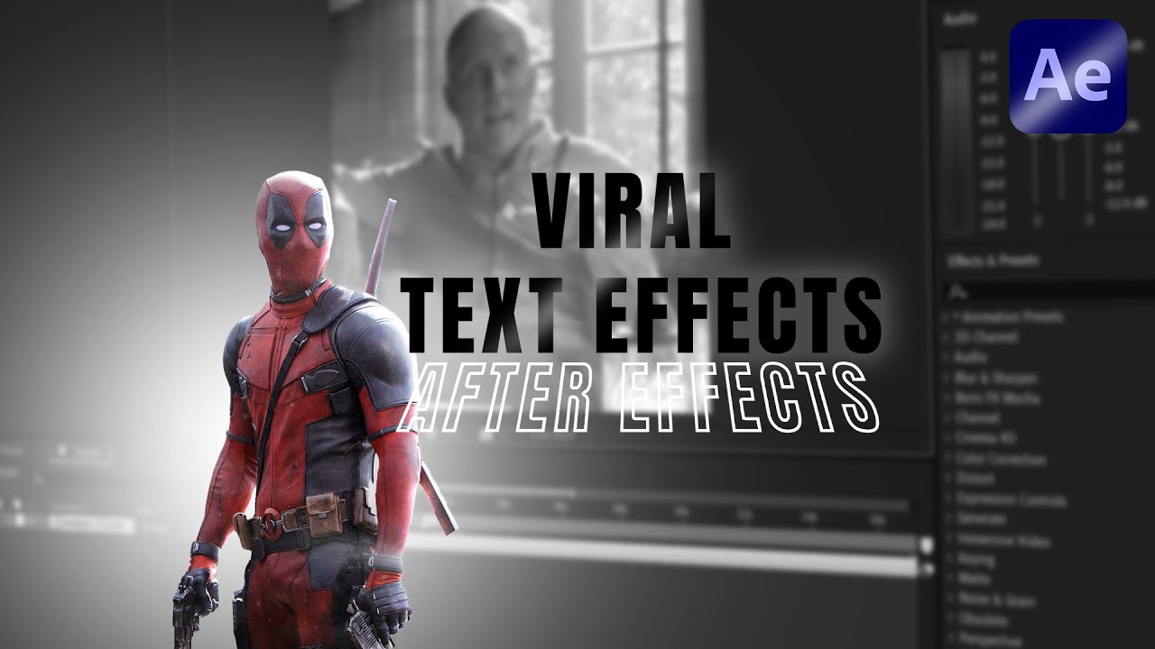 Level Up Your After Effects Game with These Crazy Text Effects #marvel ...