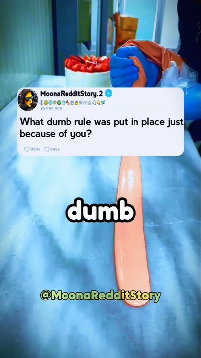 What Ridiculous Rule Exists Thanks to Something I Did?#shorts - YouTube