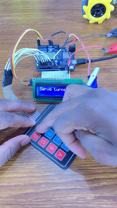 Arduino Uno R4 Wi-Fi & 4*4 Keypad to control a SERVO motor #arduino #technology - YouTube