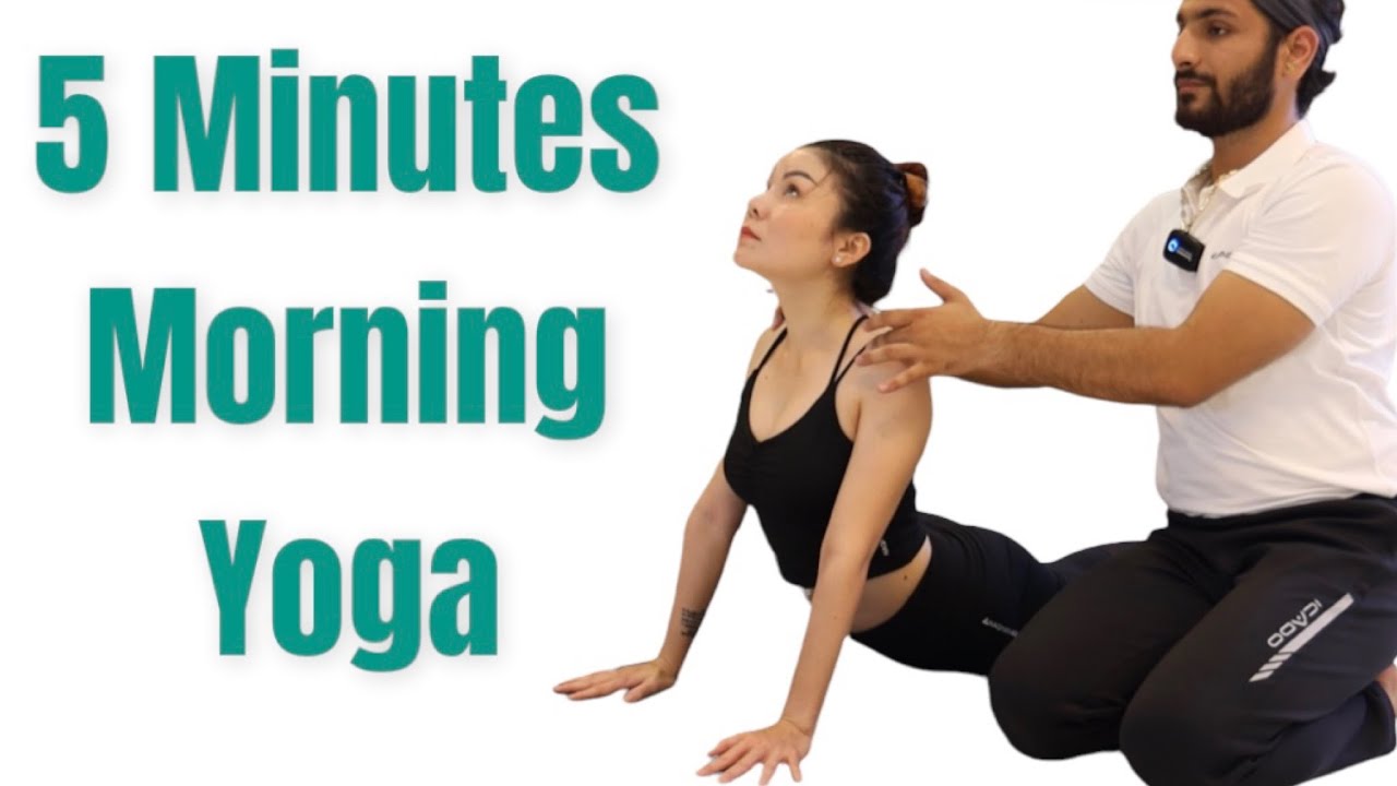 5 Minutes Morning Yoga | For Beginners (Yoga Goals) - YouTube