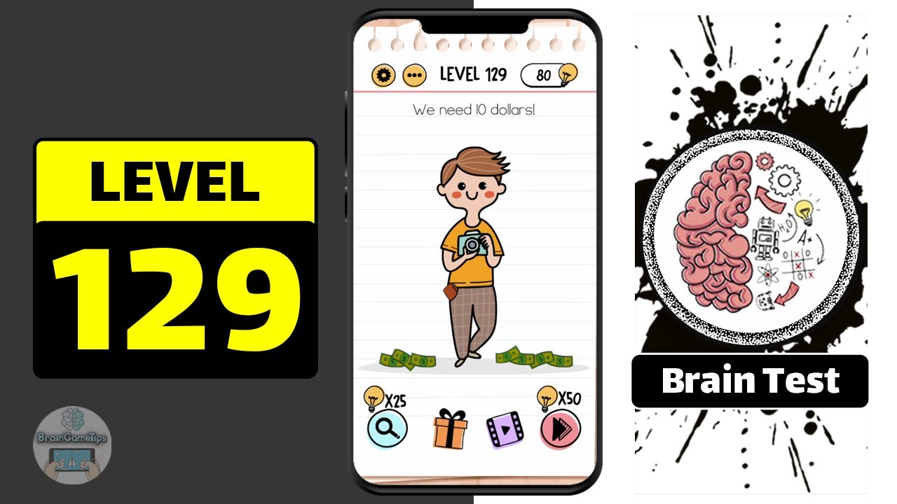 Brain Test Level 129 Walkthrough - YouTube