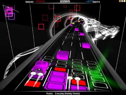 Audiosurf - Rusko - Everyday [Netsky Remix] - YouTube