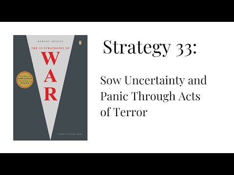 The 33 Strategies of War #33 : Sow Uncertainty and Panic Through Acts ...