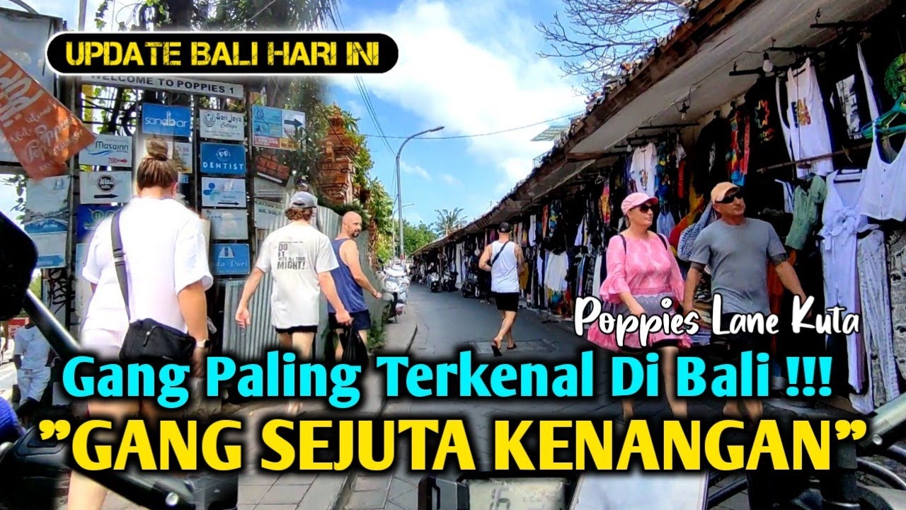 Viral Terbaru!!! Gang paling terkenal di bali || Begini kondisinya saat ...