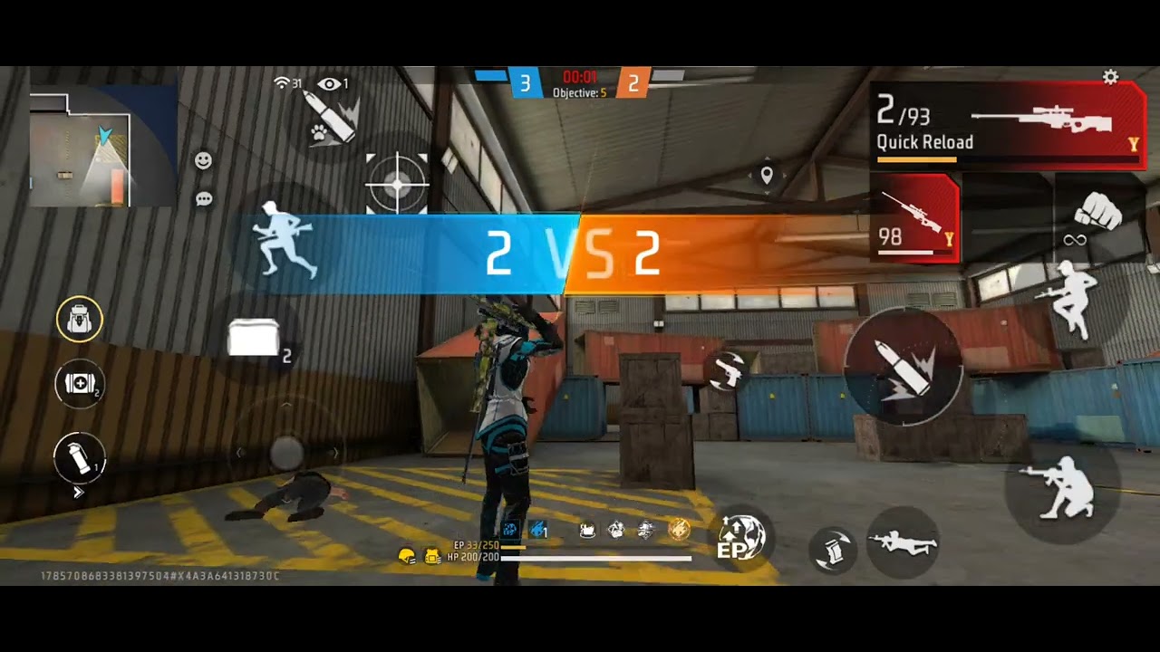 Free Fire Simple Game Play And Simple Edit 👌 Next Level Headshort 👌 😱😱😱 ...