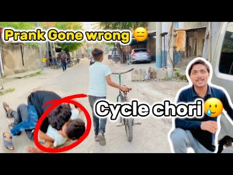 Azeem k sath aj prank kiya Cycle Chori | Gone Wrong 😑 | Billa09 vlogs - YouTube