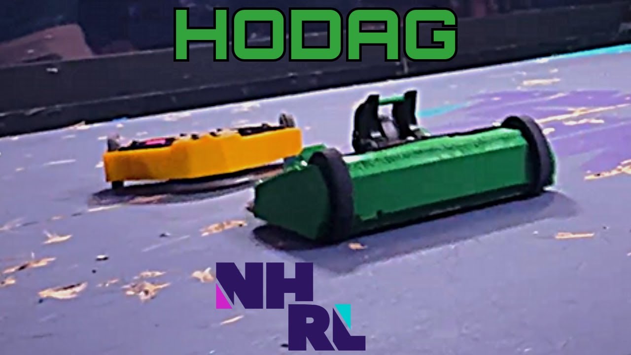 Hodag at June NHRL: A Rough Ride for a Niche Bot - Hodag - YouTube