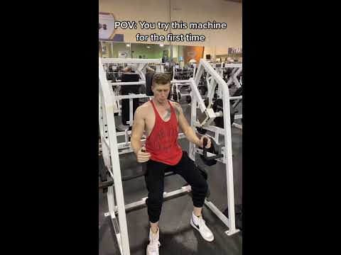 Do not try this machine at the gym😳 #sus #workout #shorts - YouTube