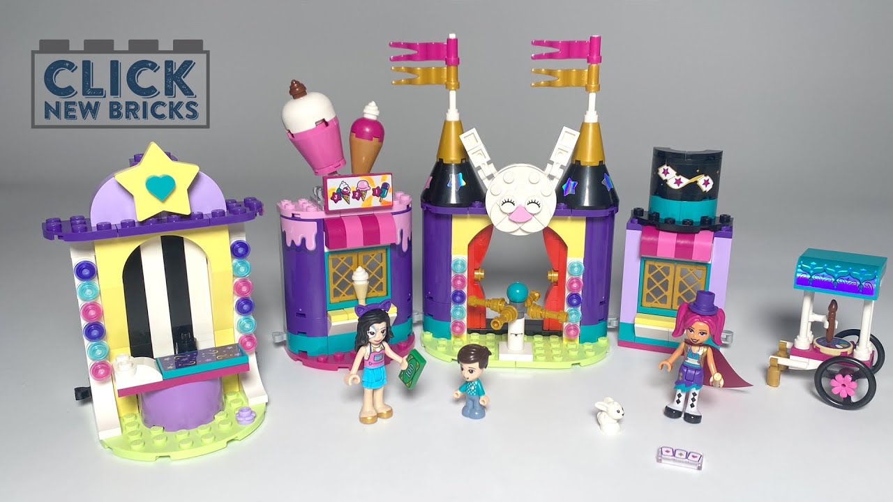 Lego Friends 41687 - Magical Funfair Stalls Speed Build - YouTube