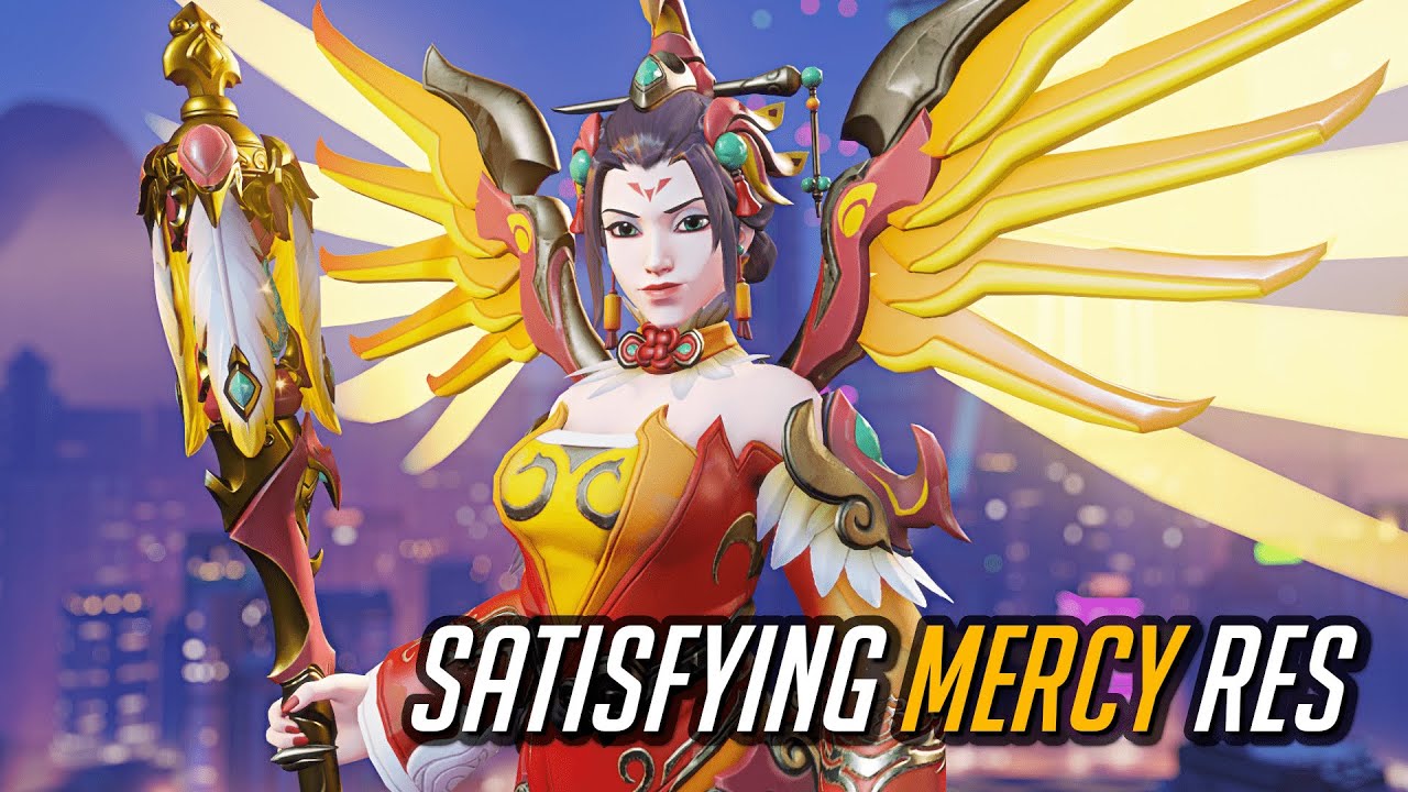 *Satisfying + Risky* Mercy Resurrect! 😇 Top 500 Mercy Gameplay ...