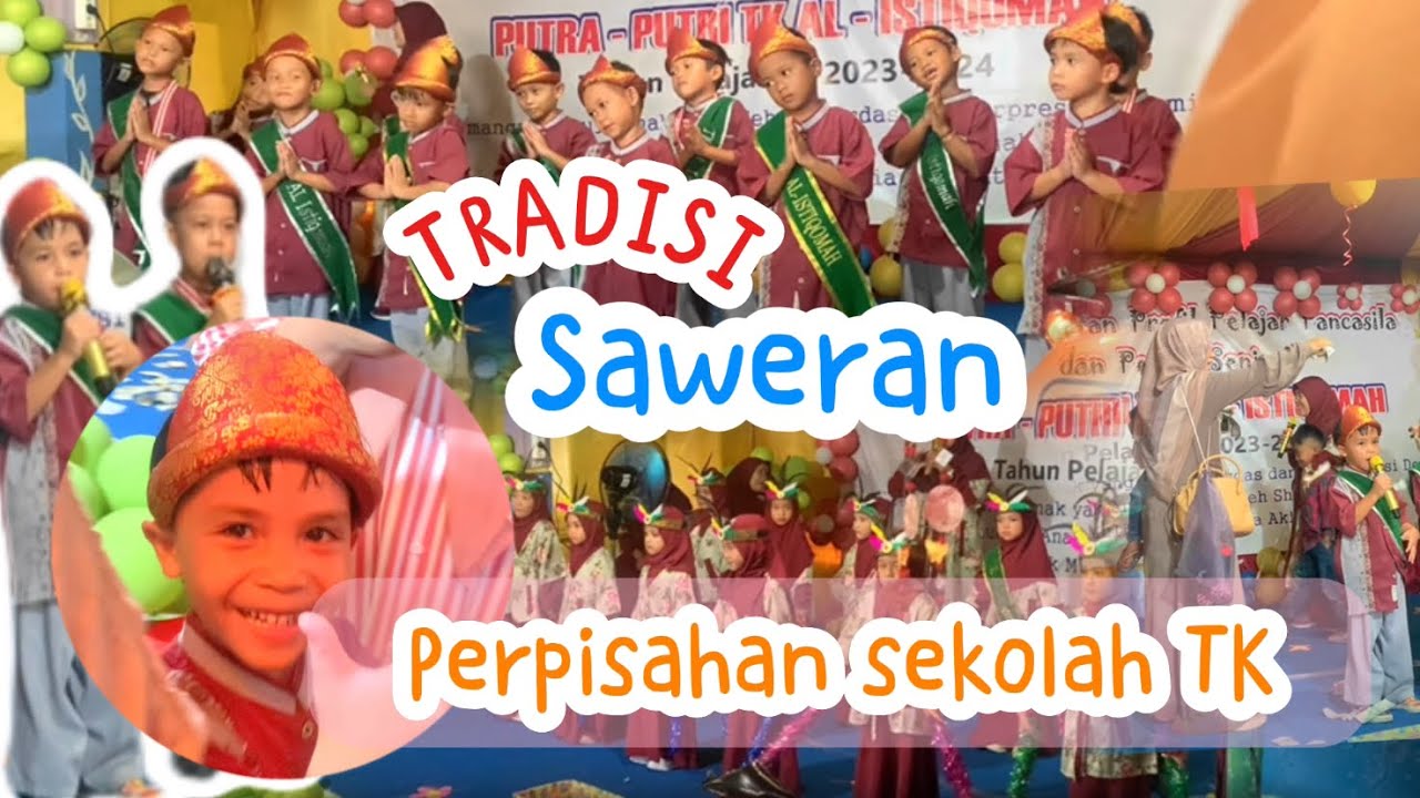Tradisi saweran diperpusahan sekolah abbad - YouTube