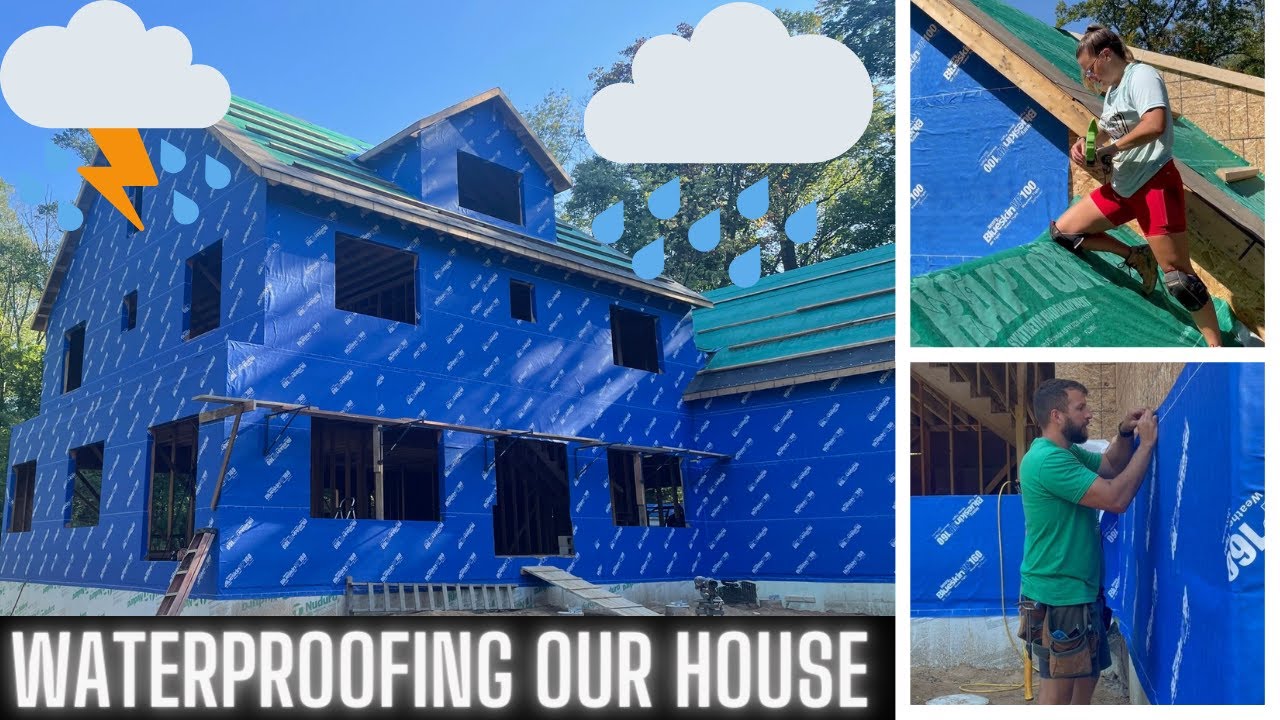WATERPROOFING QUICKLY, OR ELSE! Henry Blue Skin & Raptor Paper Protect ...