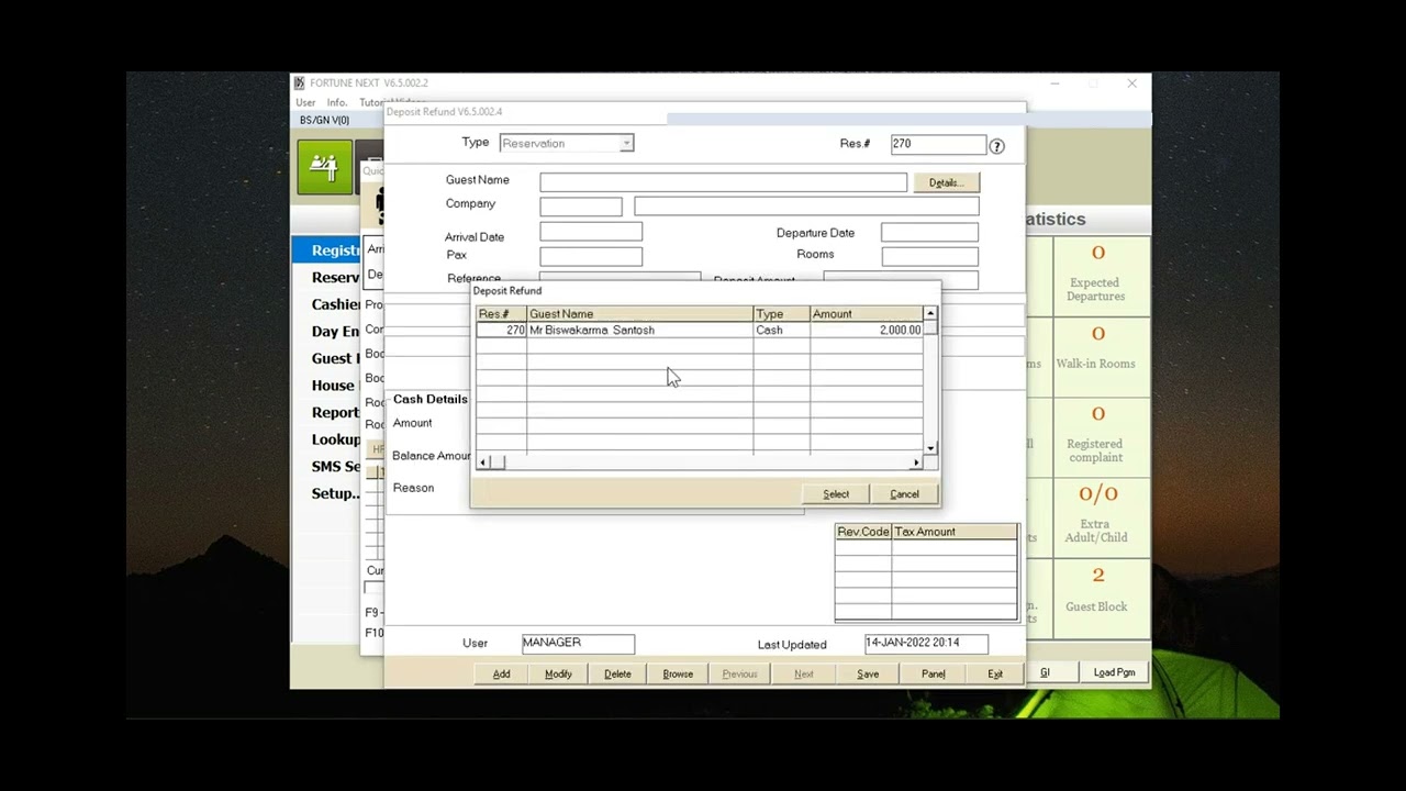 How to Cancel Room Booking in IDS 6.5 & 7.0 Software - YouTube