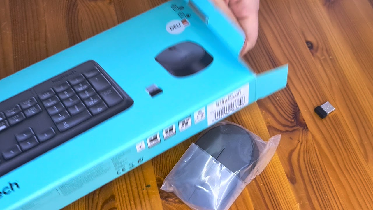 Logitech MK235 Unboxing - YouTube