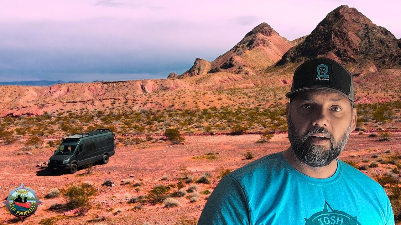 Alone in the Desert. Solo Van Life In The Nevada Desert. - YouTube