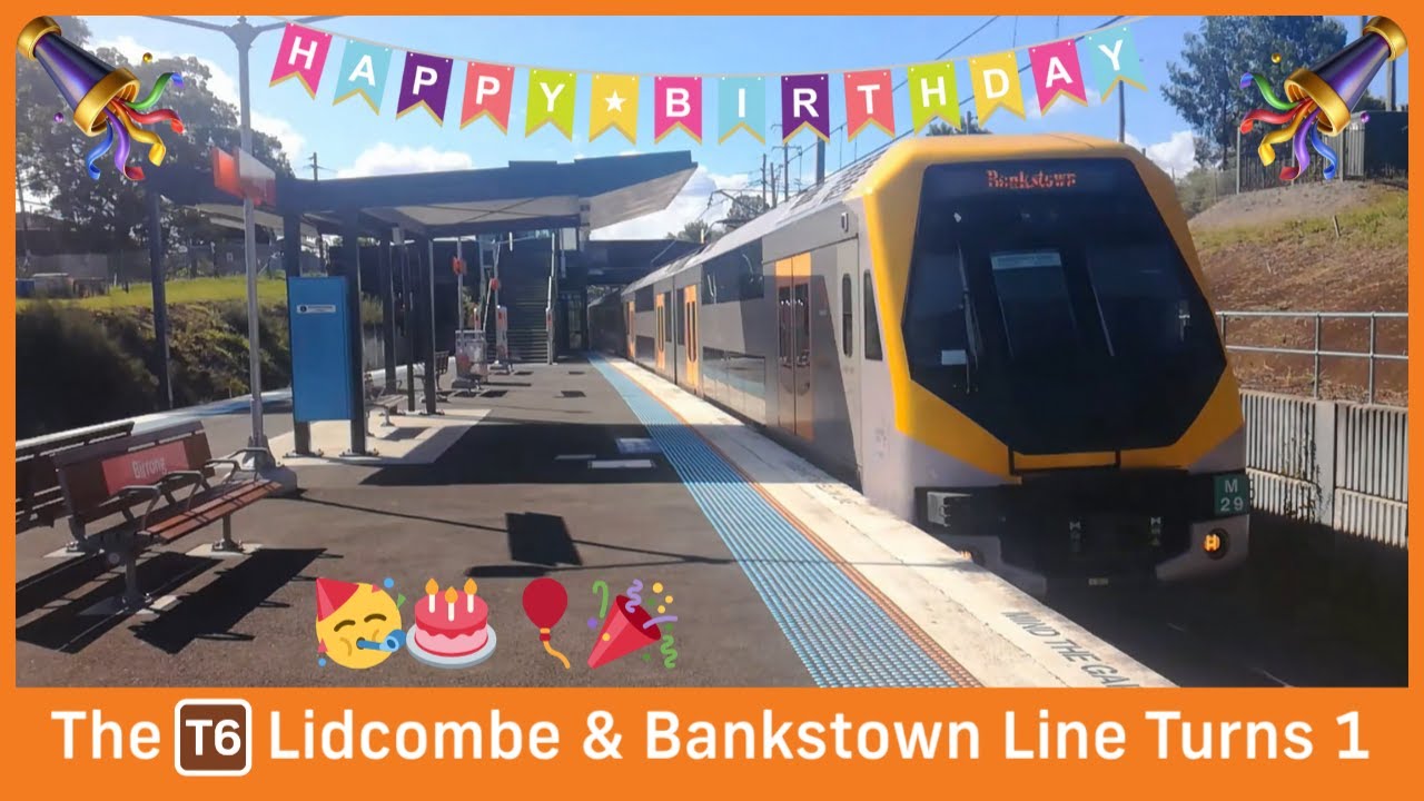 Jason's Transport Vlog 68: The T6 Lidcombe & Bankstown Line Turns 1 ...