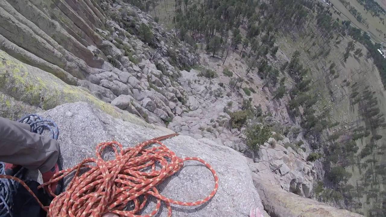 Devils Tower Durrance route - YouTube