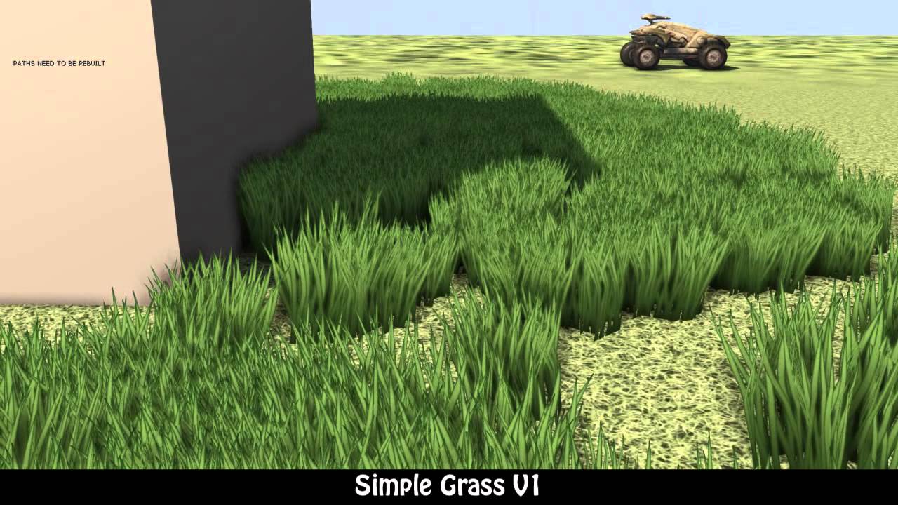 UDK Simple Grass with wind Demo - YouTube