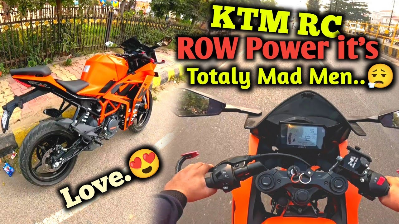 Aasli Swaad To Is Row Power Ka hai🫣🚀 KTM RC 200 Row Power Machine🔥 #ktm #youtuber #bmw #review ...