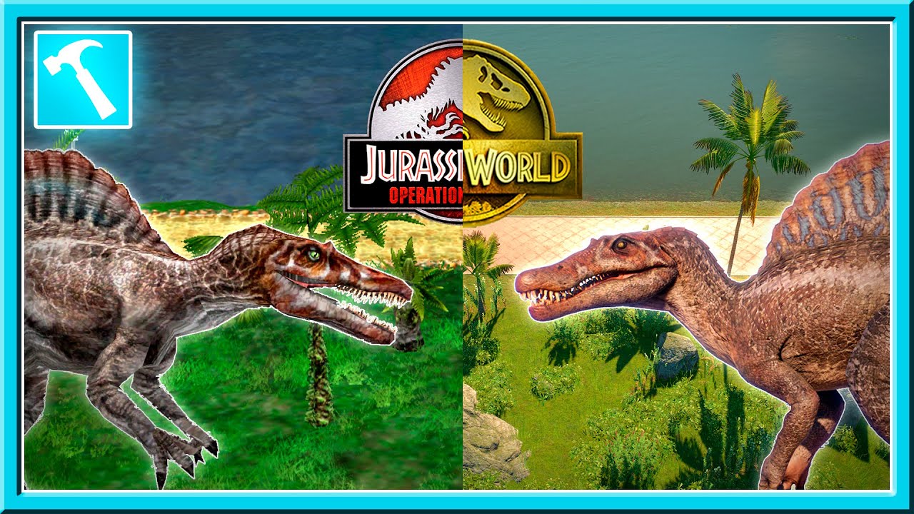 (Part 2) Spinosaurus Swamp Kingdom in Jurassic World Evolution 2 - Park ...