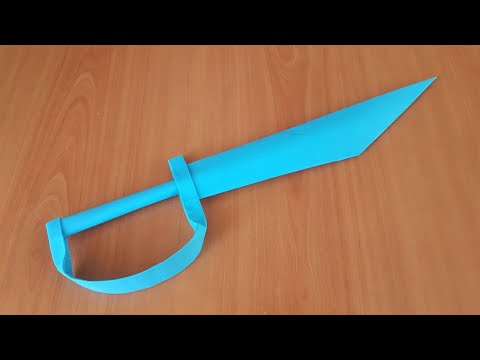 ORİGAMİ KORSAN KILICI YAPIMI