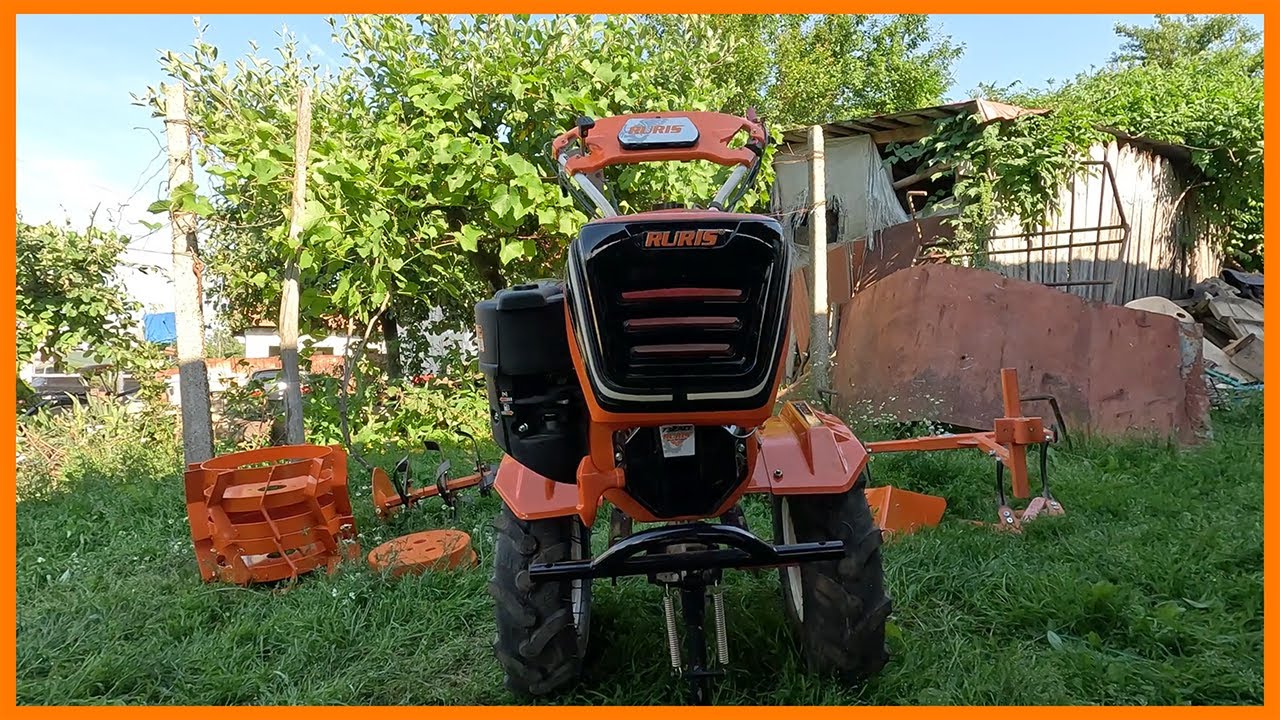 NOUA Motosapa Ruris 732ACC – Accesorii primite și utilizarea lor - YouTube