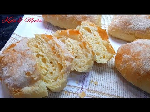 🔴XƏMİRİ YOĞURULMADAN HAZIRLANAN ÇÖRƏK🔝Ciabatta çörəyi / Homemade Ciabatta Bread recipe #ciabatta