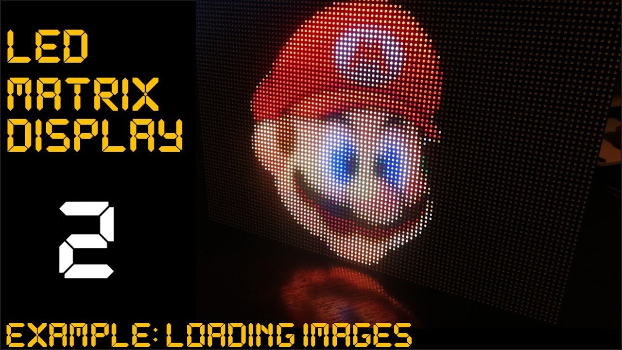 LED Matrix Display - Example 2: Images - YouTube