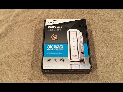 Arris Surfboard SB6141 Modem Unboxing and Review - YouTube