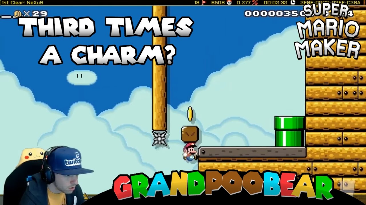 Watch Out For Kaizo Blocks 0.277% Clear Rate! Mario Maker - YouTube