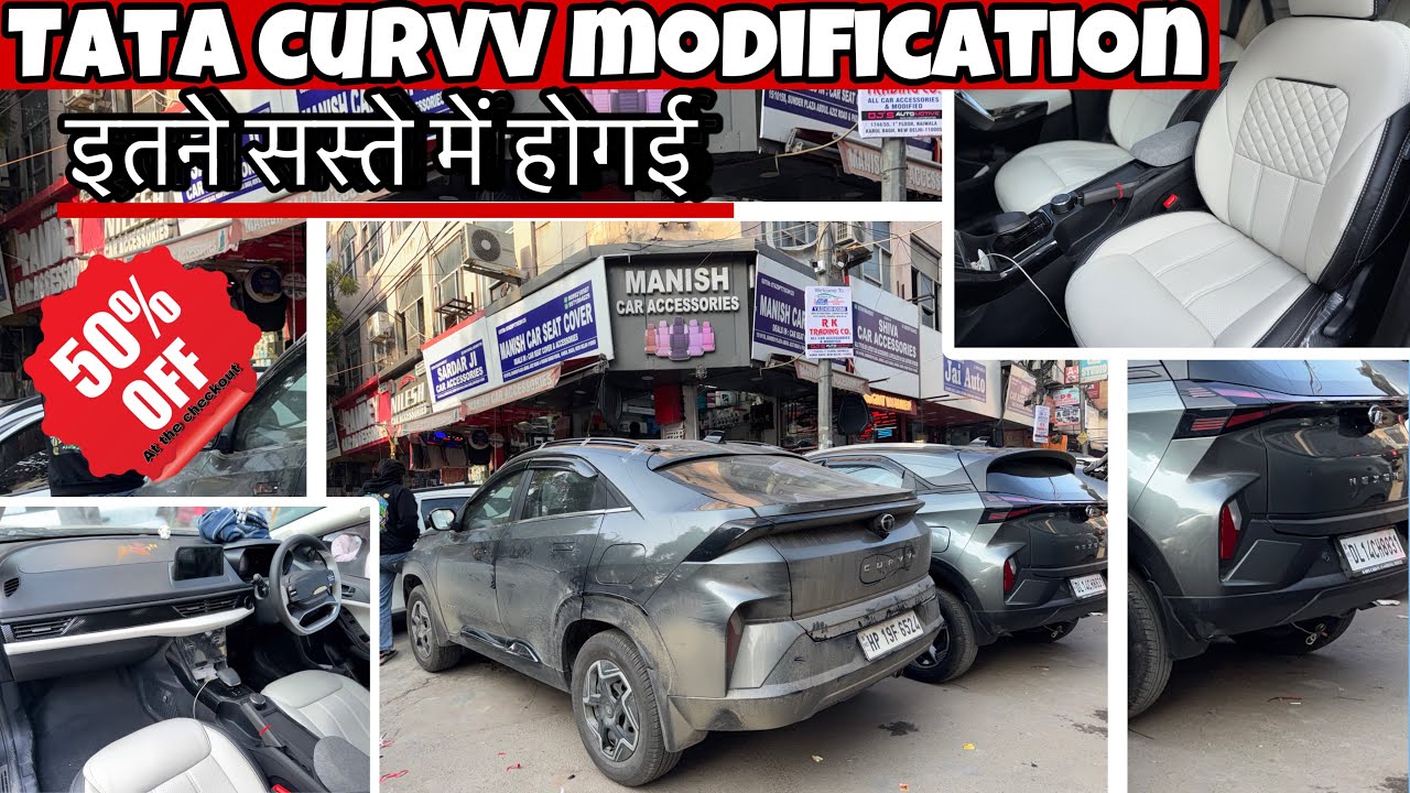 Tata curvv creative modification || curvv accessories‼️ || deatil video ...