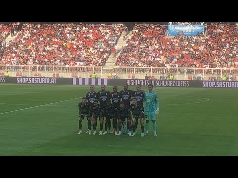 Sturm Graz vs PSG Stadionvlog !Testspiel Reims!beide  Mannschaften sehr ￼ souverän