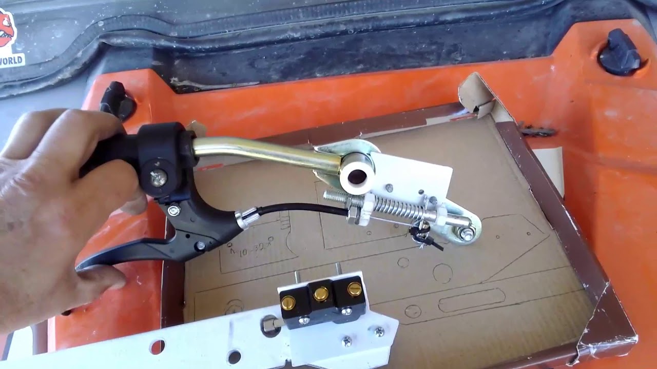 Poor man's gate shifter w/reverse light switch - YouTube