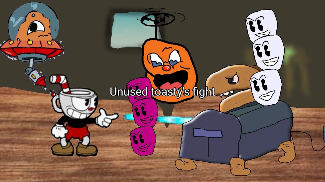 Cuphead || Toasty unused fight (Fanmade) - YouTube