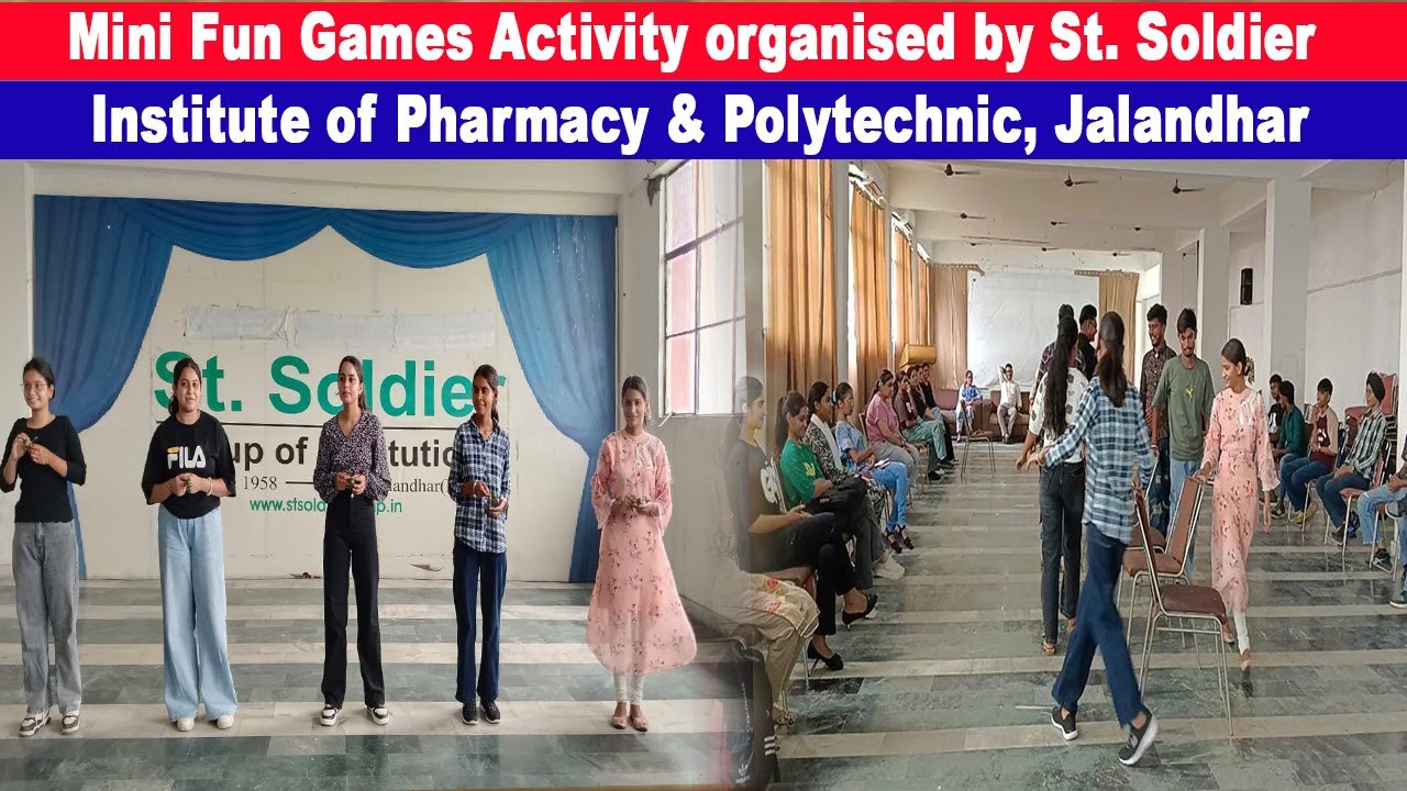 Mini Fun Games Activity organised by St. Soldier Institute of Pharmacy ...