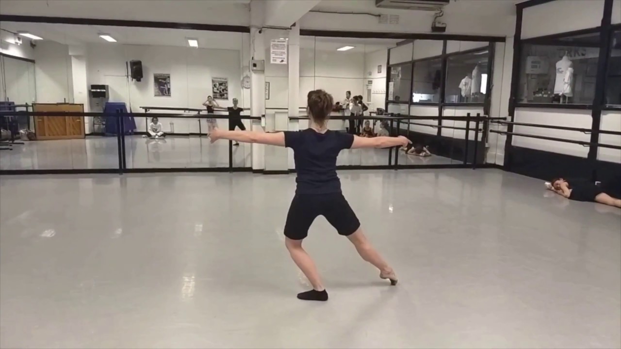 Pliés-Tendus, Pas De Bourrées, Pirouette En Dedans, Ballet Class ...