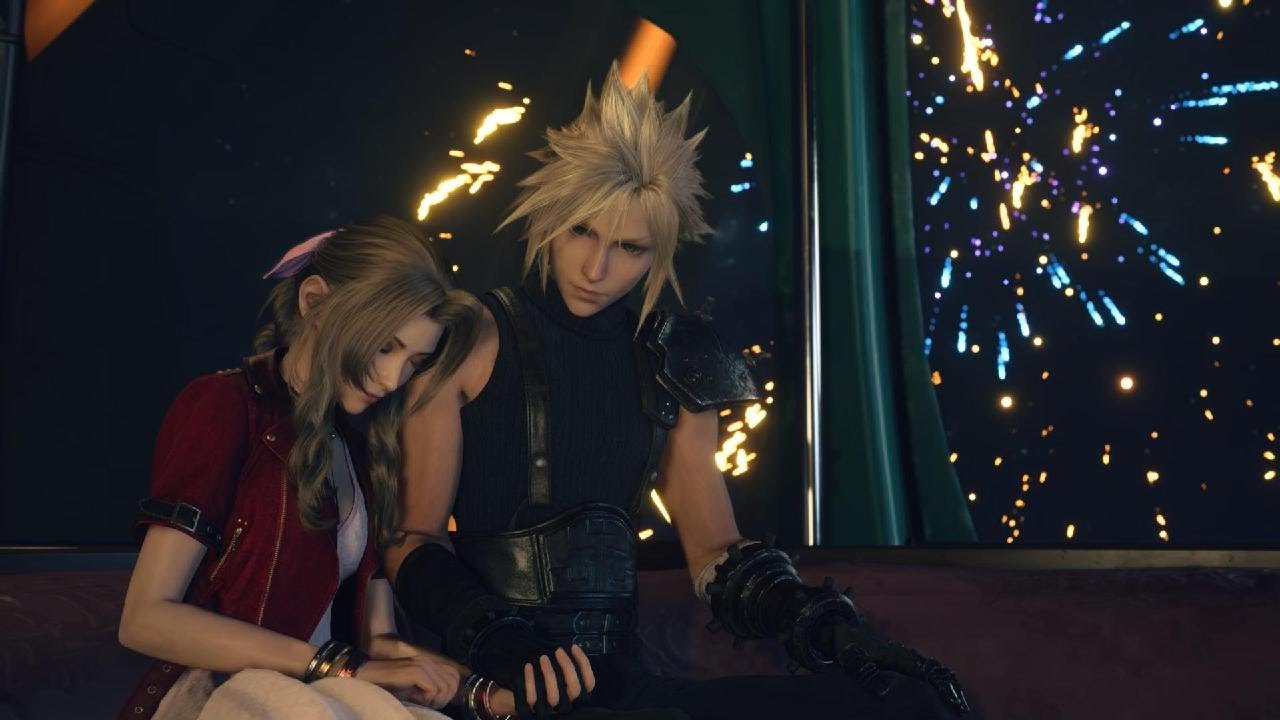 Final Fantasy VII Rebirth - Cloud and Aerith Skywheel Date - YouTube
