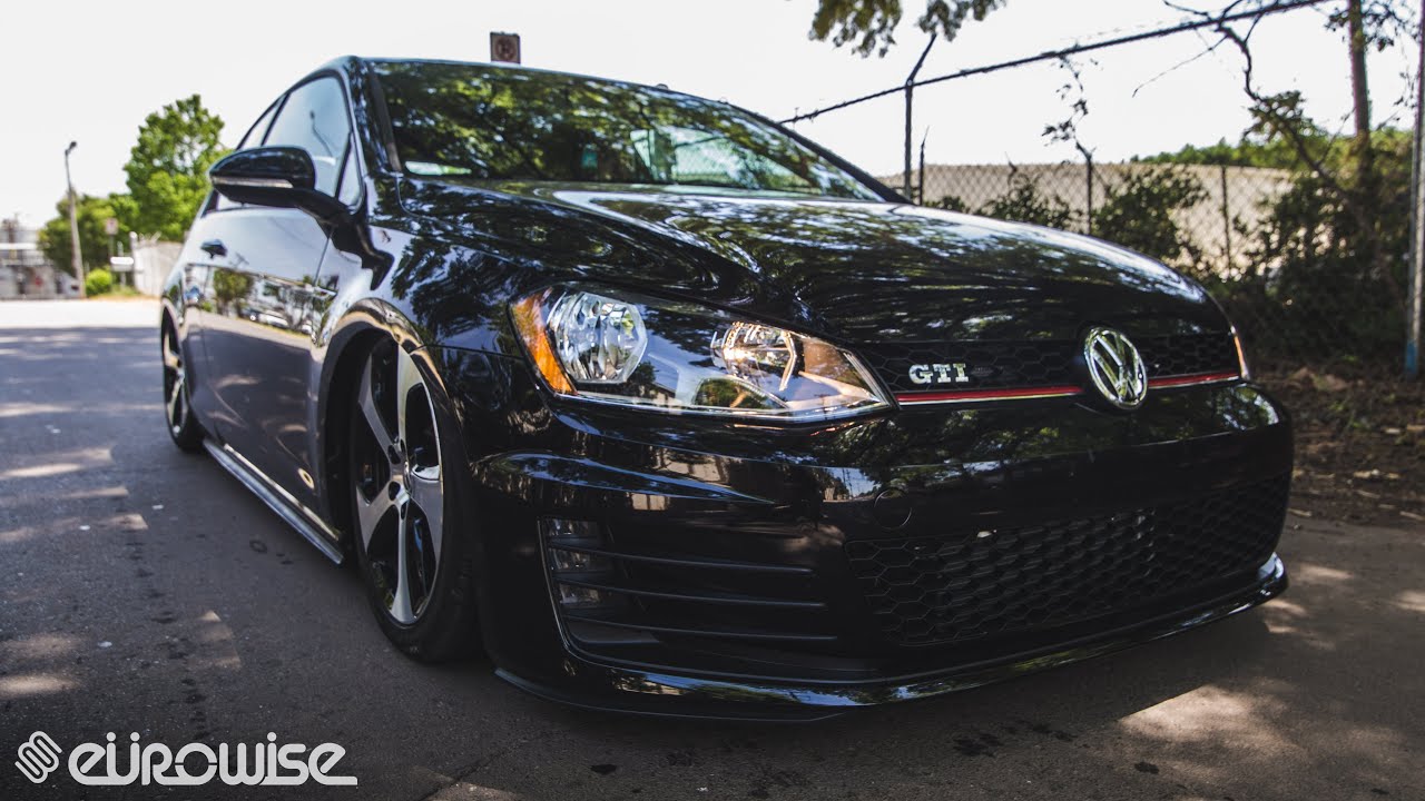 Volkswagen GTI (Mk7) with Air Lift Performance (Charlotte, NC) - YouTube