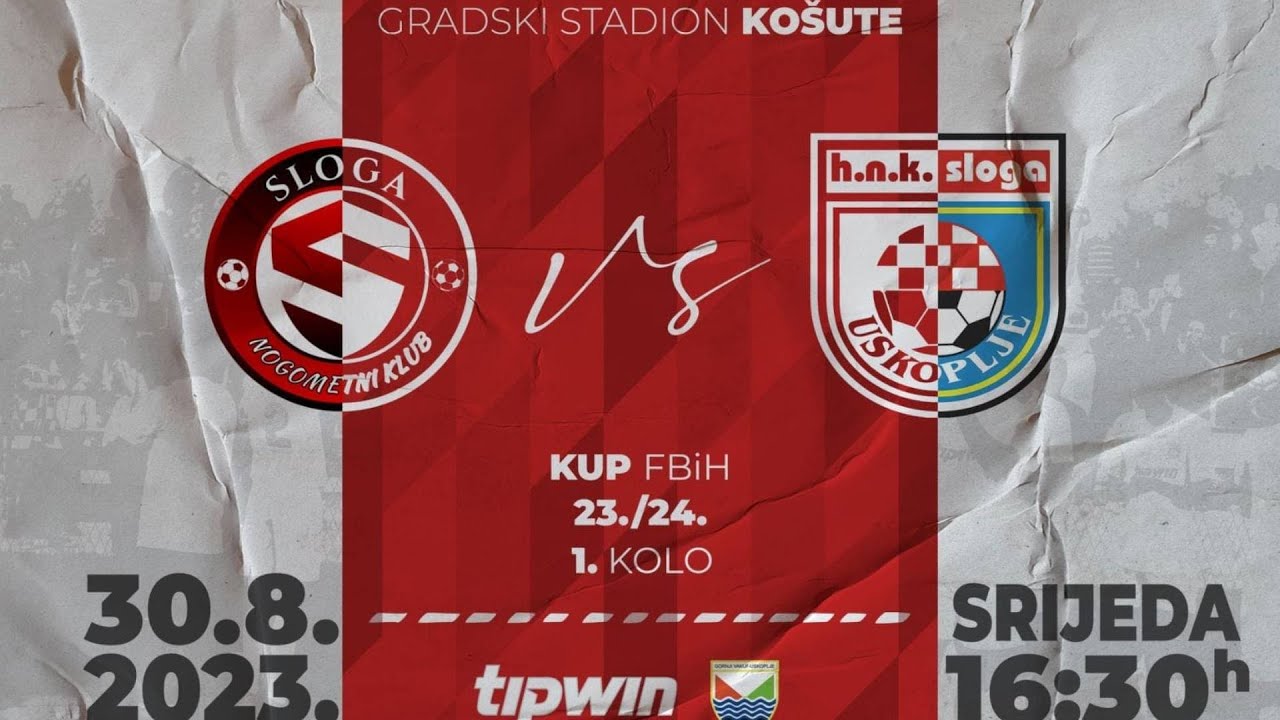 NK Sloga - HNK Sloga | KUP FBIH 2023/24 - YouTube