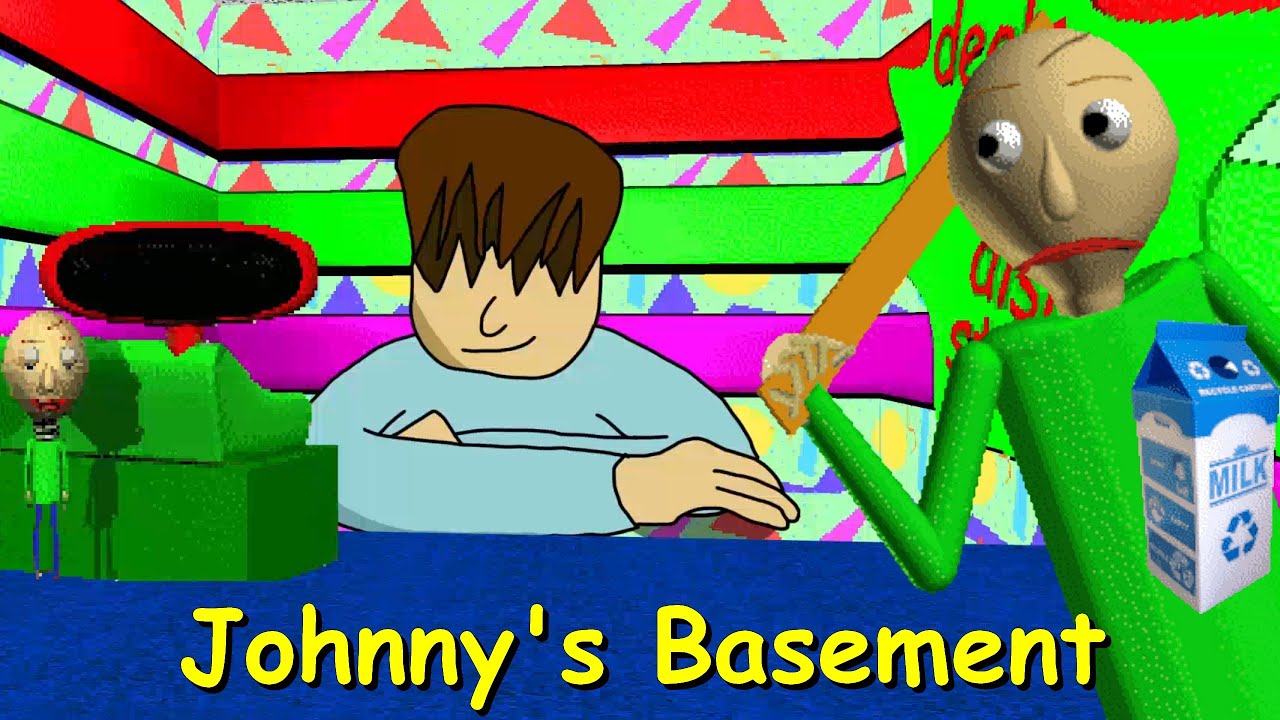 Johnny's Basement - Baldi's Basics Mod - YouTube