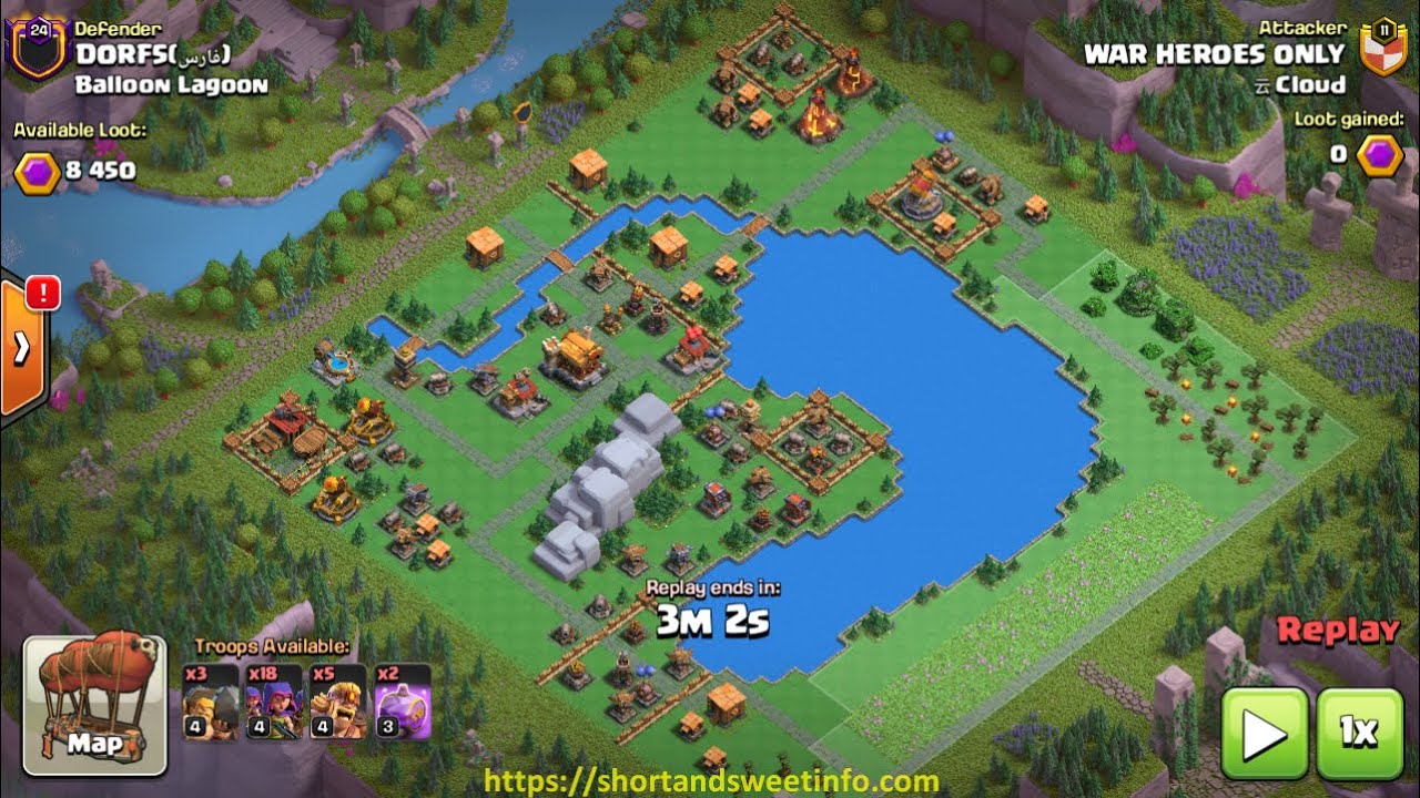 Balloon Lagoon Level 4 (default layout) in 2 attacks - YouTube